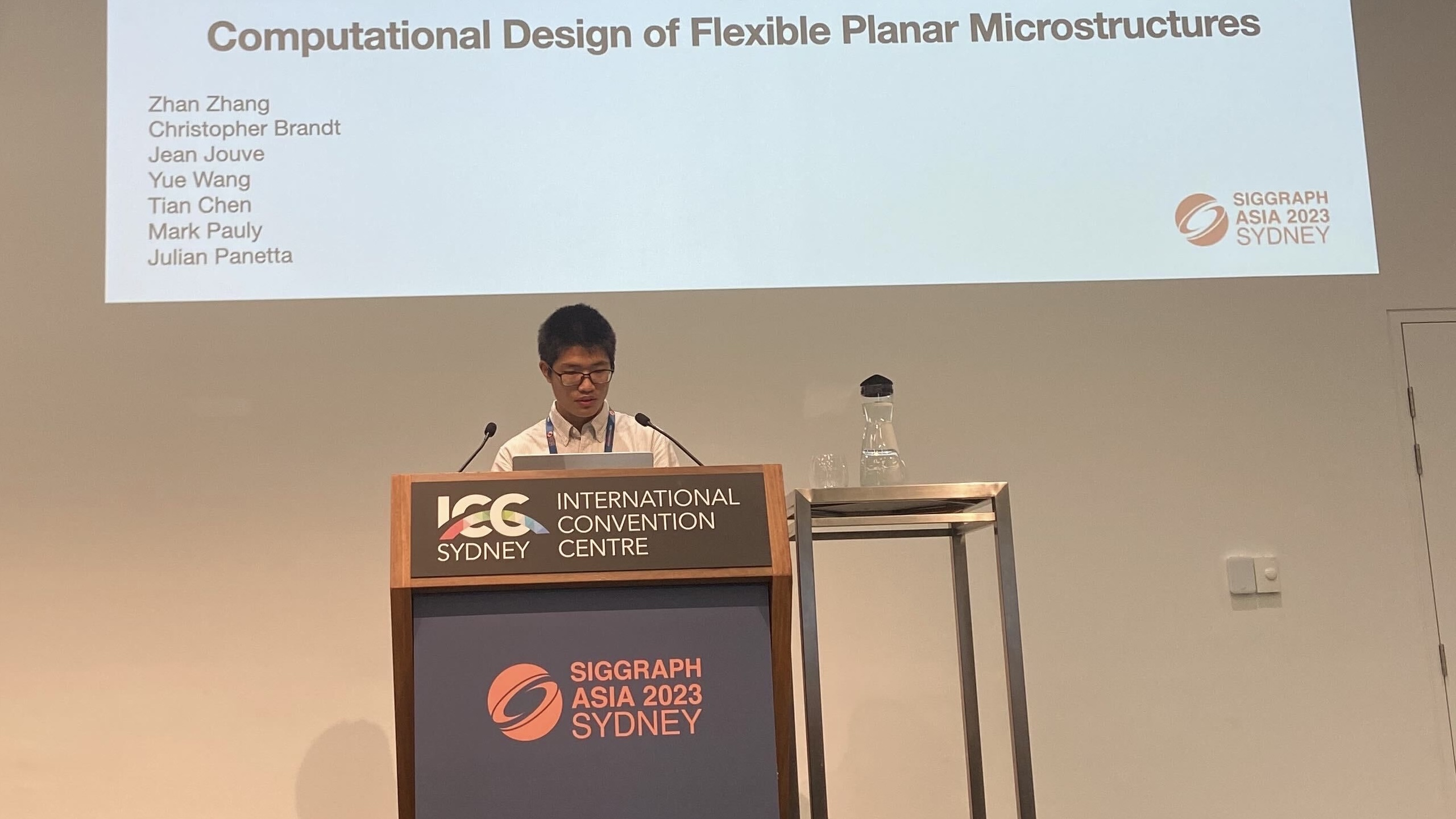 SIGGRAPH ASIA 2023 Paper Presentation | Zhan Zhang